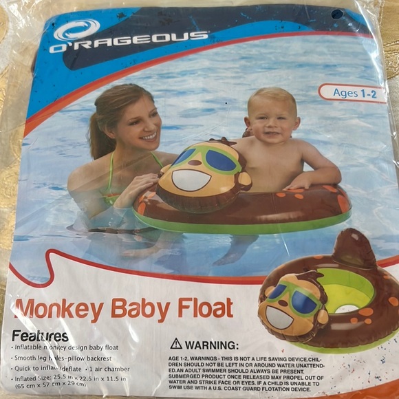 Accessories | Nwt Monkey Baby Float | Poshmark